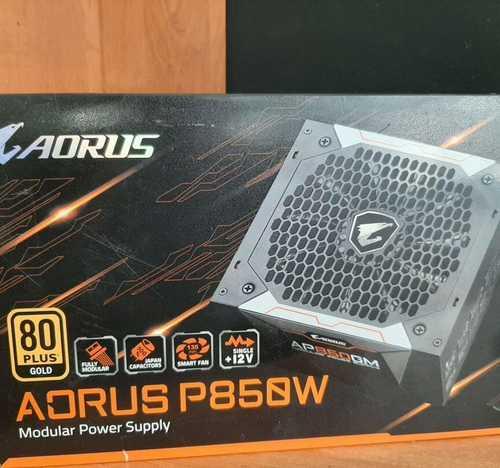 Блок питания 850W Gigabyte Aorus AP850GM / 80 +