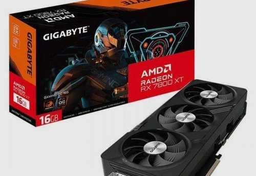 Видеокарта Gigabyte RX7800XT, Новая.Gaming OC 16gb