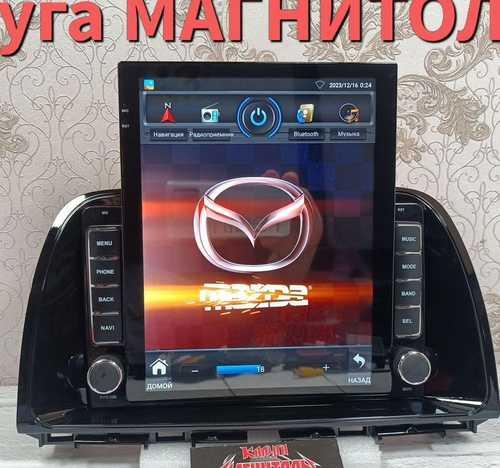 Магнитола Mazda CX-5 Tesla android новая