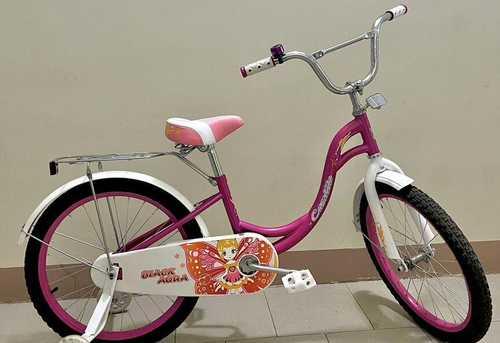 Велосипед детский 4 колесный для девочки