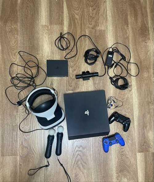 Игровая приставка PS4 Pro и PS VR