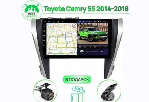 Магнитола 3.32 Toyota Camry 55 2014-2018 Андроид