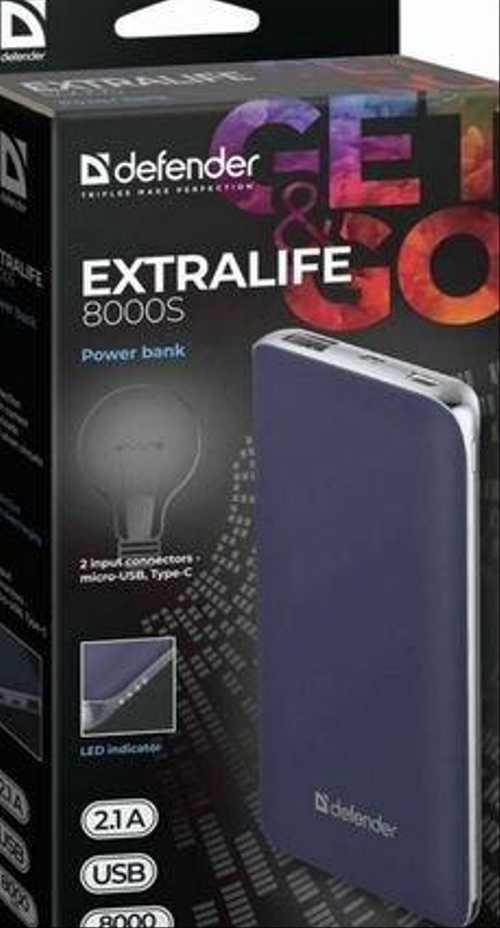 Внешний аккумулятор Power bank 8000 mAh
