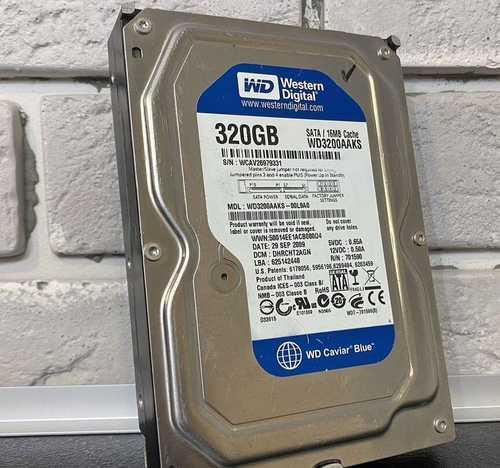 Жёсткий диск 3.5" 320GB WD Blue