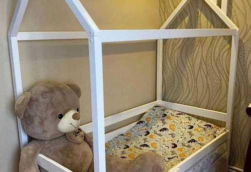 Кровать подростковая / детская кровать с бортиком