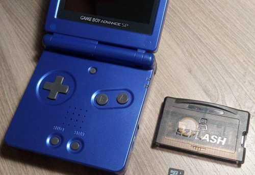 Gameboy advance sp ags-101 + EZFlash Omega 4