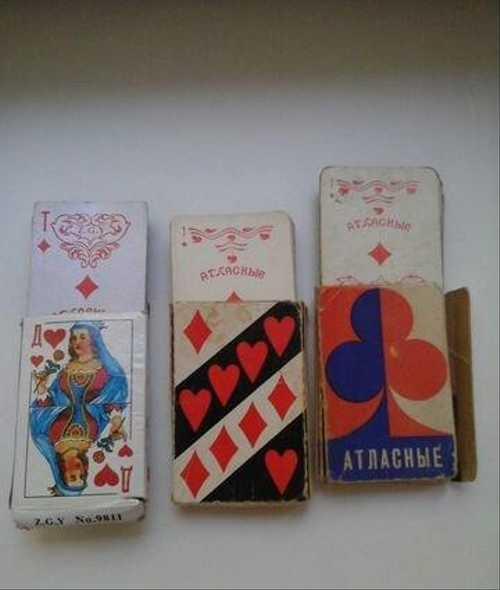 Игральные карты СССР пакетом
