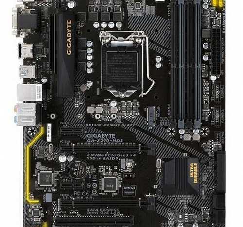 Gigabyte GA-Z270-HD3 (LGA1151, 4*DDR, nvme, ATX)