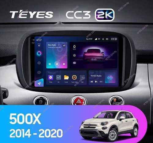 Магнитола Fiat 500X 2014-2020 Teyes 4/32 CC3 2K