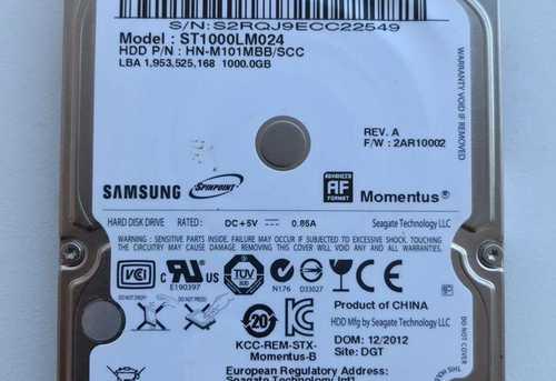Жёсткий диск Samsung 2.5 hdd 1 тб
