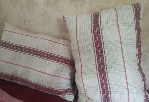 2 новых подушки ручной работы цена за все
