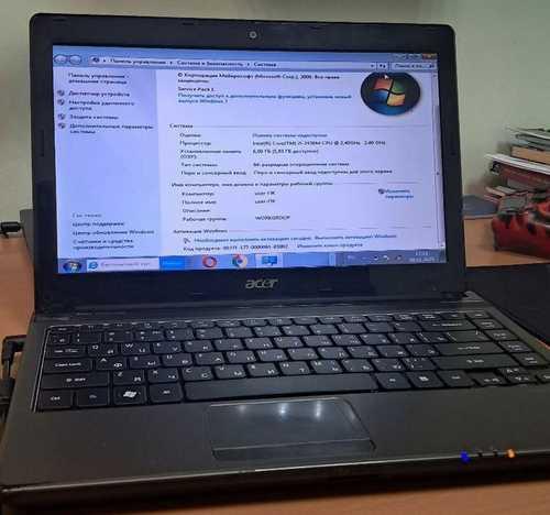 Acer aspire 3750g i5/GT 520m