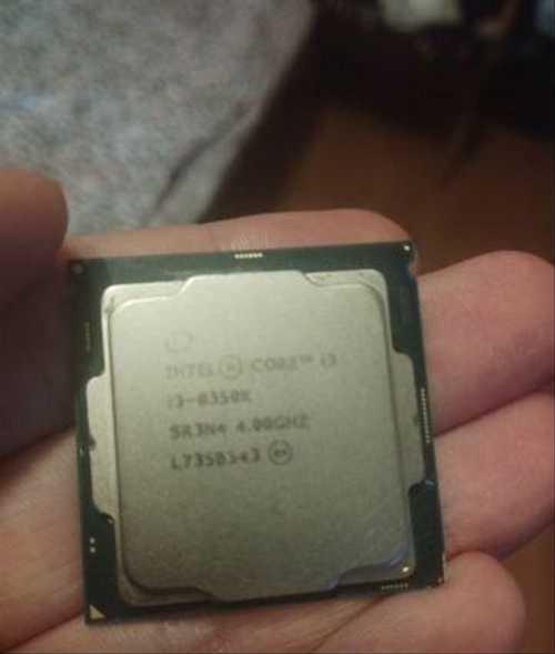 Процессор intel core i3 8350k