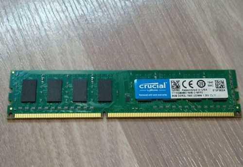 Оперативная память DDR3 Crucial 8GB