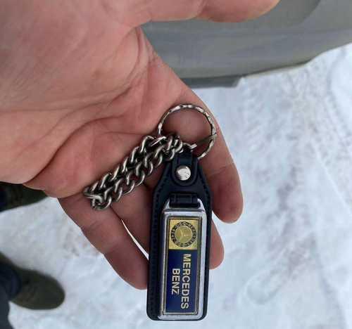 Оригинальный Брелок mercedes в коже
