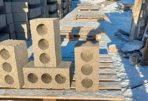 Шлакоблок керамзитный керамзитобетонный бетонный U