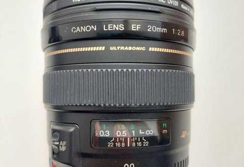 Объектив Canon EF 20mm 2.8