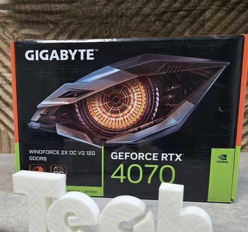 Видеокарта gigabyte RTX 4070 windforce 2X OC V2