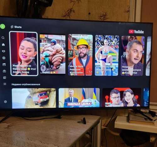 Телевизор SMART tv с вайфаем бу