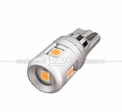 Светодиодная лампа T10-5GS5 (оранжевый), 5х5Вт