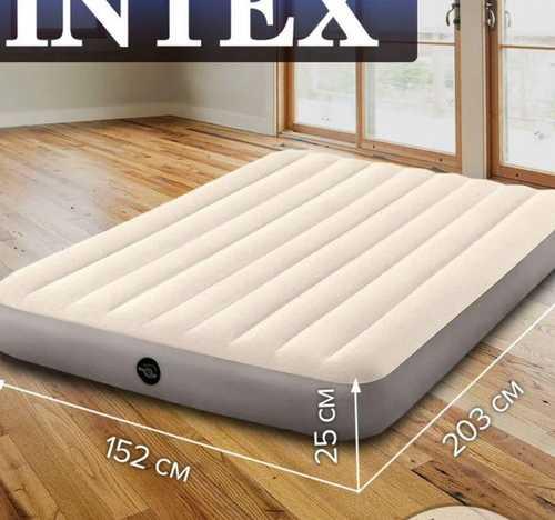 Матрас надувной Intex 203x152x25 см, 64103. Новый