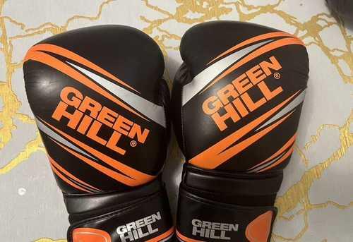 Боксерские перчатки green hill 12 oz