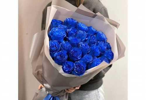 Цветы синяя роза