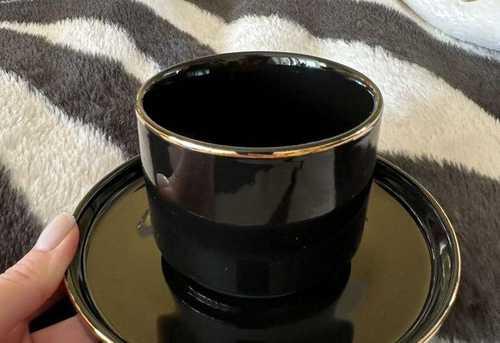 Чайная пара domenik black gold 200мл