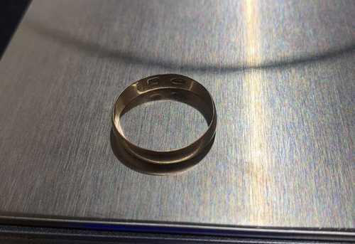 Обручальное кольцо 56 пробы старинное золото