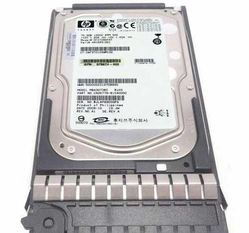 Жесткий диск HP 432151-001 72Gb 15000 SAS 3,5" HDD