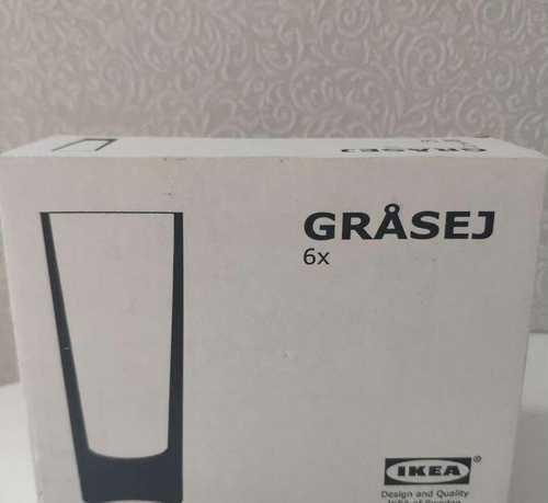 Стопки IKEA Grasej 6 штук новые