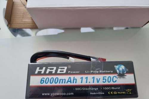 Акб HRB Lipo 3s 6000mah 50c для RC моделей