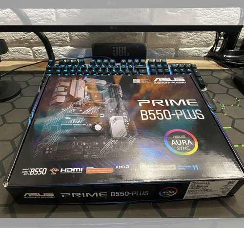 Новая мат плата Asus Prime B550-plus