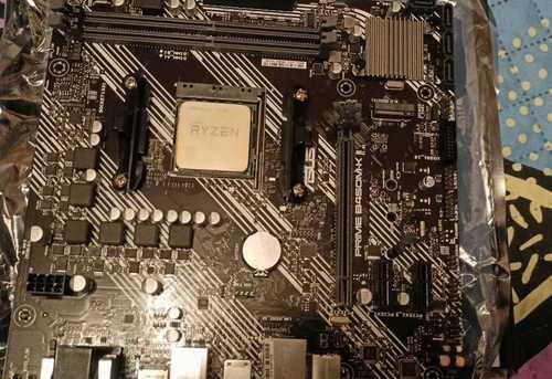 Материнская плата с процессором ryzen и памятью