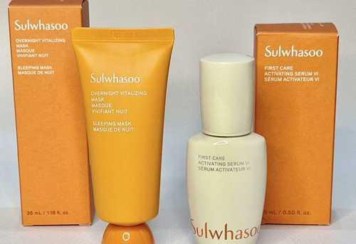 Sulwhasoo набор ухода сыворотка ночная маска крем