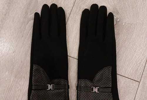 Женские перчатки на флисе