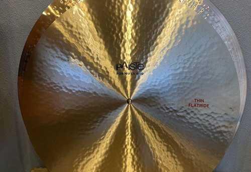 Тарелка райд Paiste Formula 602 Thin Flatride 22"