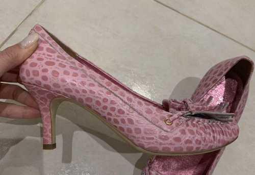 Туфли розовые 39