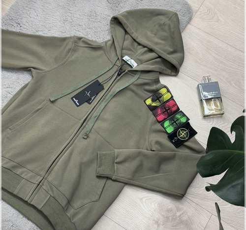 Кофта stone island стоник хаки цветаа