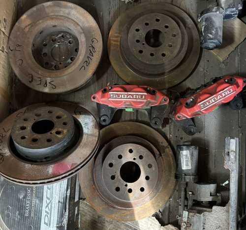 Тормоза subaru 4pot r15 5*114.3