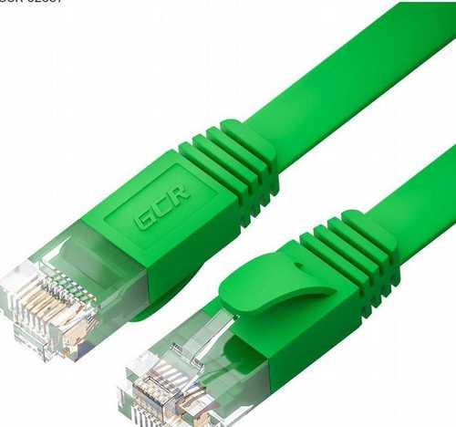 GCR-52837, Патч-корд Greenconnect UTP кат. 6 зелёный