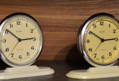 Часы будильник Slava