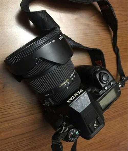 Фотоаппарат Pentax k-5 sigma zoom 17-50 EX DC