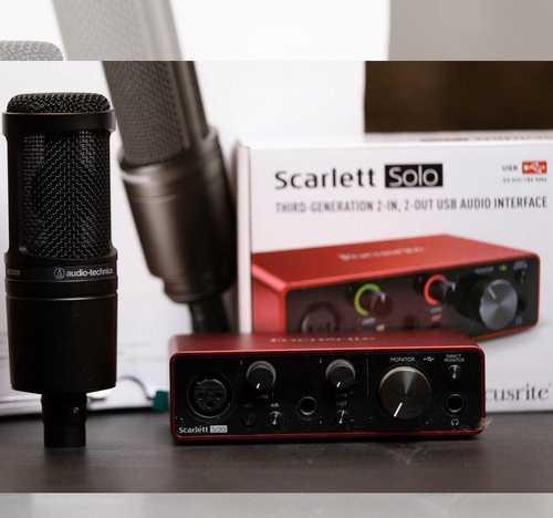 Звуковая карта Focusrite Scarlett Solo 3rd gen