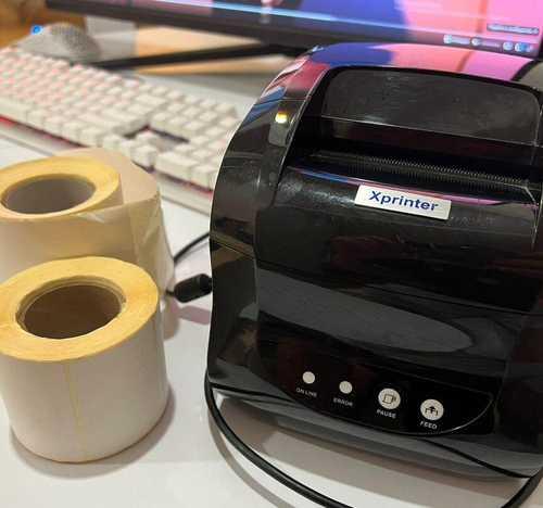 Термопринтер XPrinter XP365B без блок питания