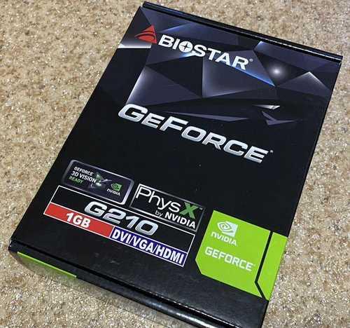 Biostar Видеокарта GeForce GT 210 G210-1GB D3 LP