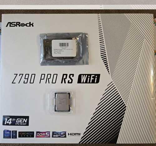 1700 Комплект i5-14600KF   ASRock Z790 PRO RS WiFi