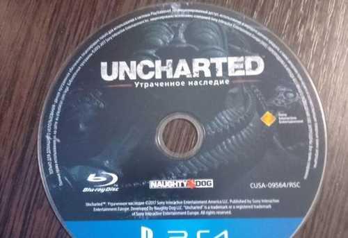 Uncharted Утраченное наследие PS4 диск