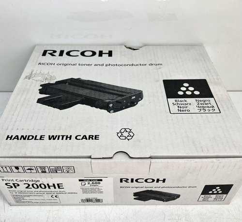 Картридж Ricoh SP 200HE новый, оригинальный