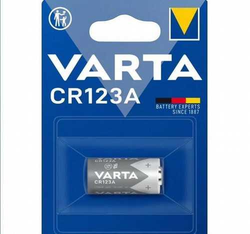 Батарейки varta cr123A 3V